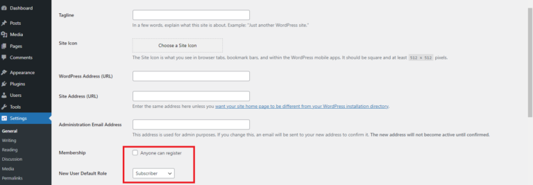 How to Enable or Disable User Registration in WordPress