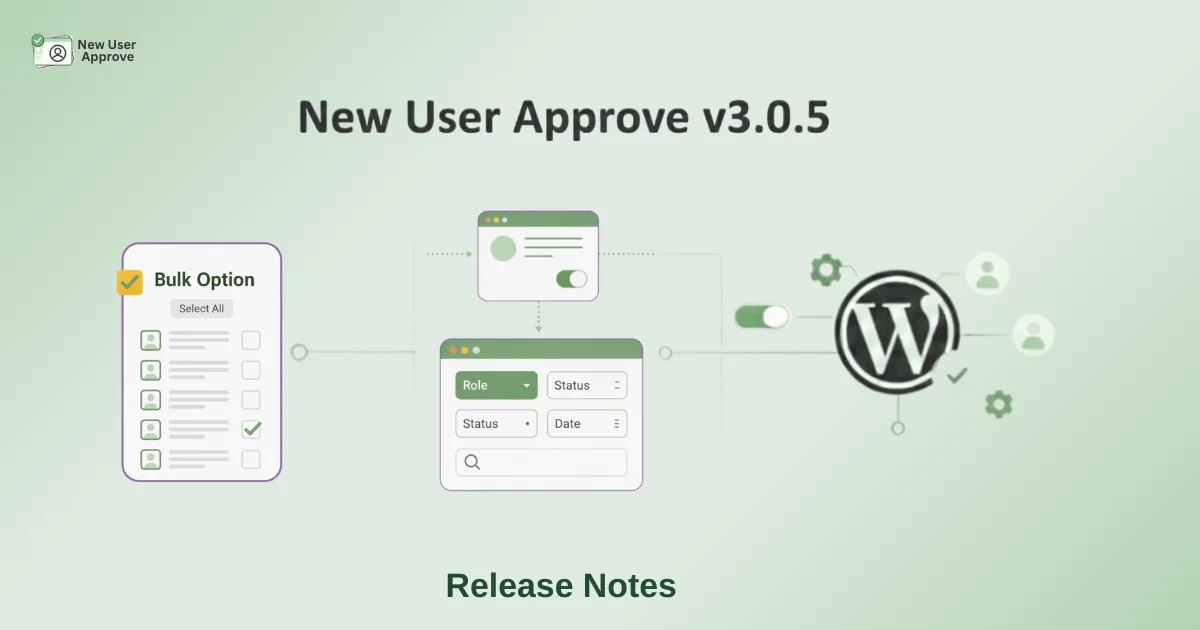 New User Approve - User Approval Management WordPress Plugin